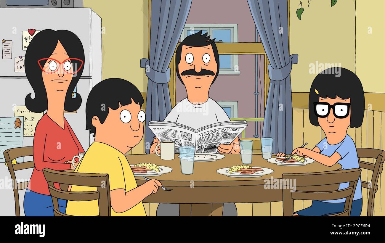 Bobs Burgers From Left Linda Belcher Voice John Roberts Gene