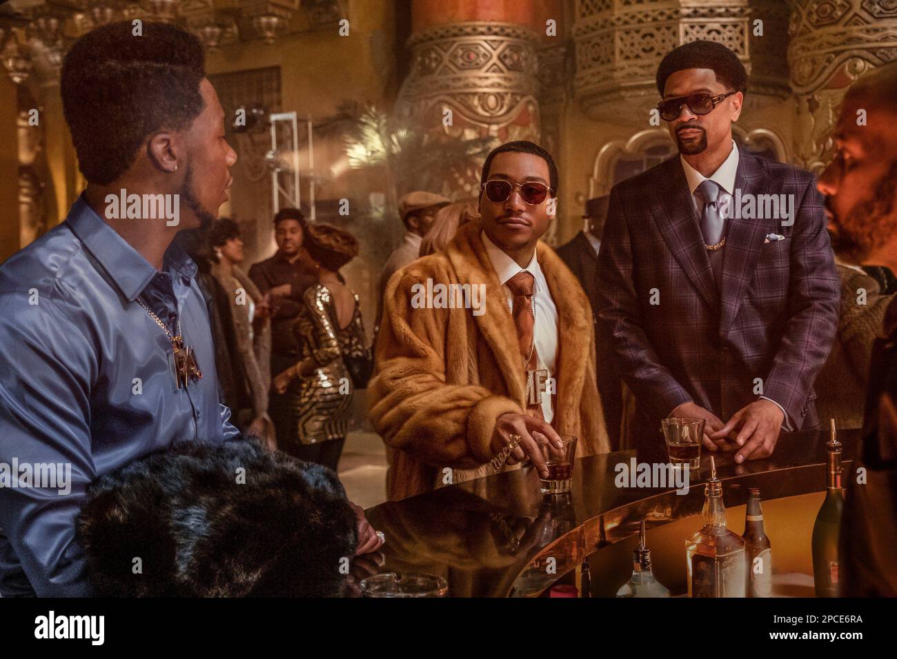 BMF, (aka BLACK MAFIA FAMILY), from left: Tre Rogers, Demetrius 'Lil Meech' Flenory, Jalen Rose ...