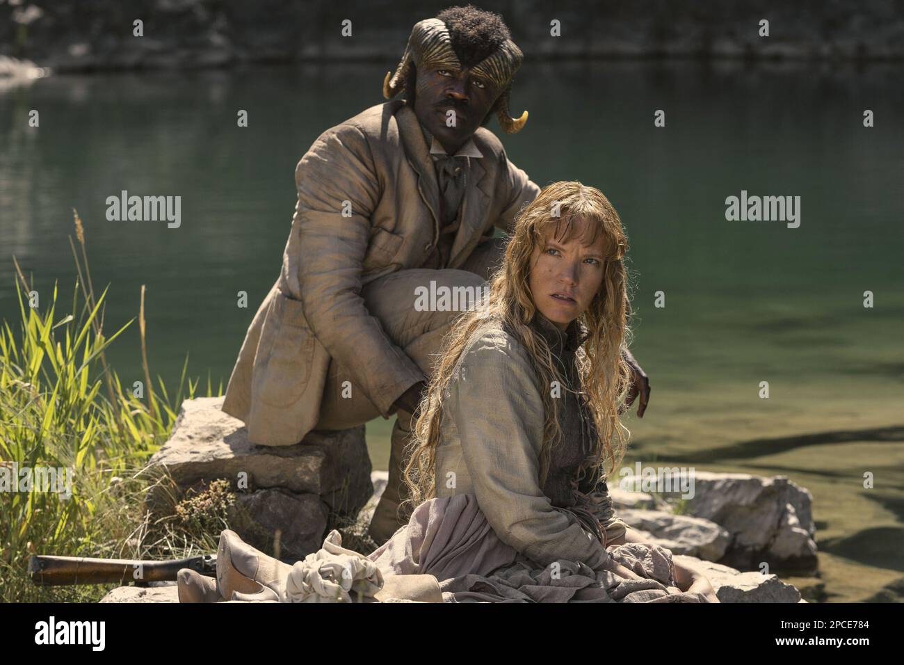 CARNIVAL ROW, from left: David Gyasi, Tamzin Merchant, 'Facta Non Verba ...