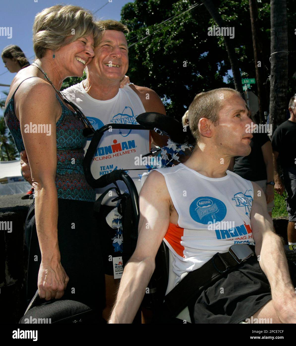 Renee Rudd, left, of Alaska, smiles as she has her photo taken with ...