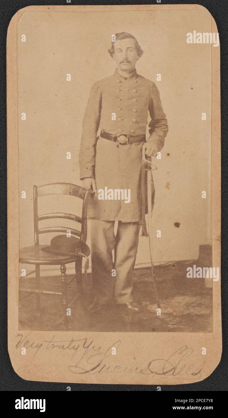 First Lieutenant Lucius Gibson Rees of Co. A, Sumter Flying Georgia ...