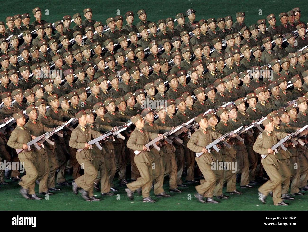 North Korean soldiers at a festival in Pyongyang last year. (AP Photo ...