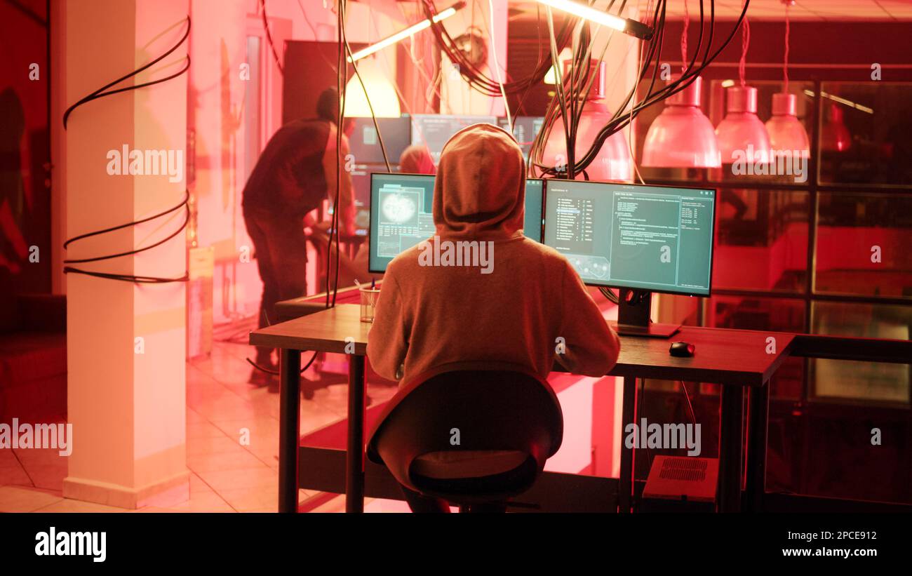 Dangerous hackers being scared of police lights and law enforcement ...