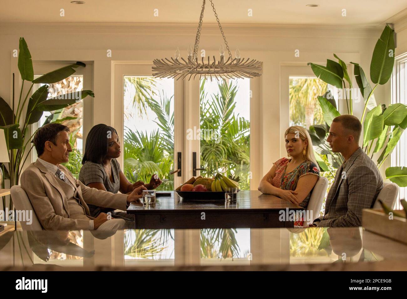 OUTER BANKS, from left: Pascal Yen-Pfister, Marissa Chanel Hampton ...