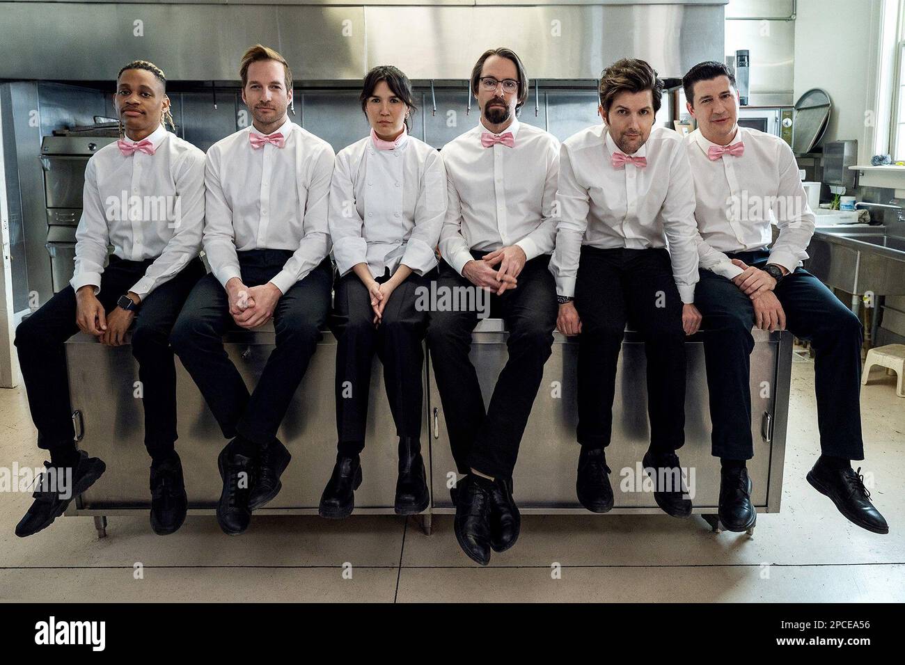 PARTY DOWN, from left: Tyrel Jackson Williams, Ryan Hansen, Zoe Chao ...