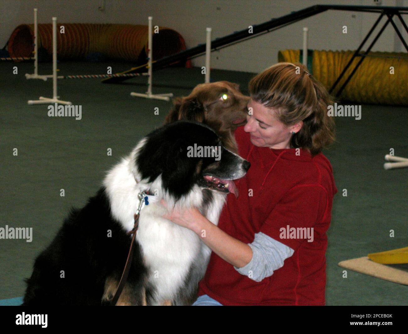 Sharon Theimer and her dogs. (AP Photo/Courtesy of Pat Meyer Stock ...