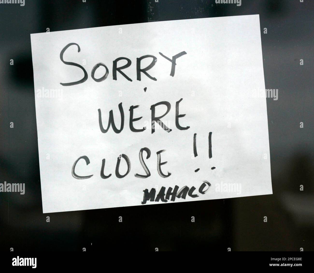 Mahalo Sign