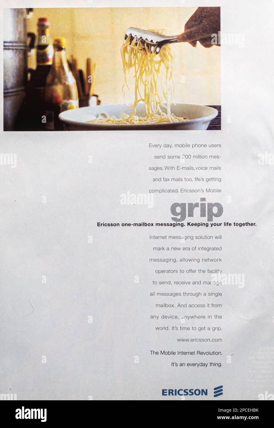 Magazine advert 2000s hi-res stock photography and images - Alamy