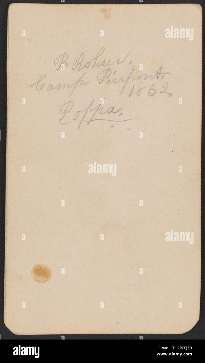 Lieutenant Colonel Benjamin Rohrer of 39th Pennsylvania Infantry ...