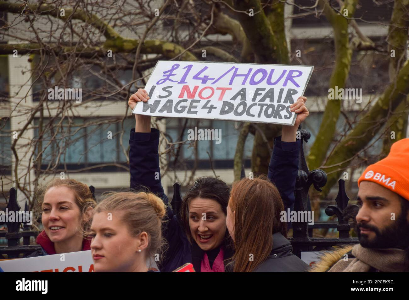 London, England, UK. 13th Mar, 2023. BMA (British Medical Association ...