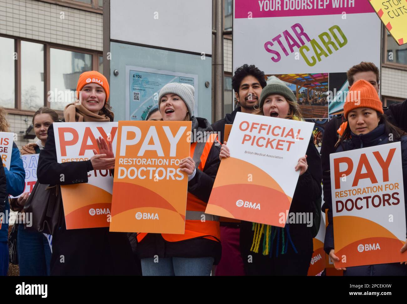 London, England, UK. 13th Mar, 2023. BMA (British Medical Association ...