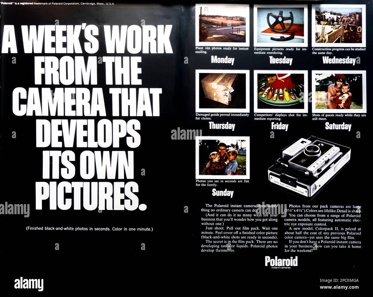 Polaroid ads hi-res stock photography and images - Alamy