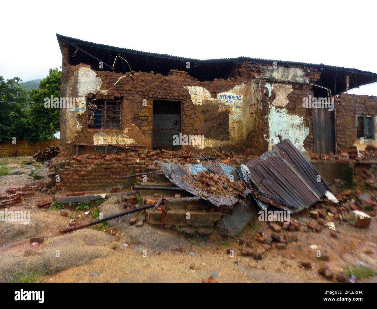 Blantyre. 13th Mar, 2023. Photo taken on March 13, 2023 shows a house ...