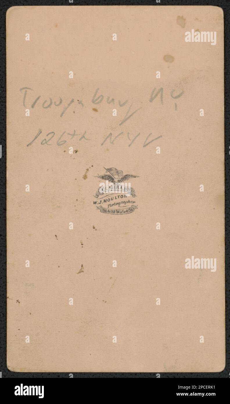 Unidentified soldier in Union uniform, possibly of 126th New York ...