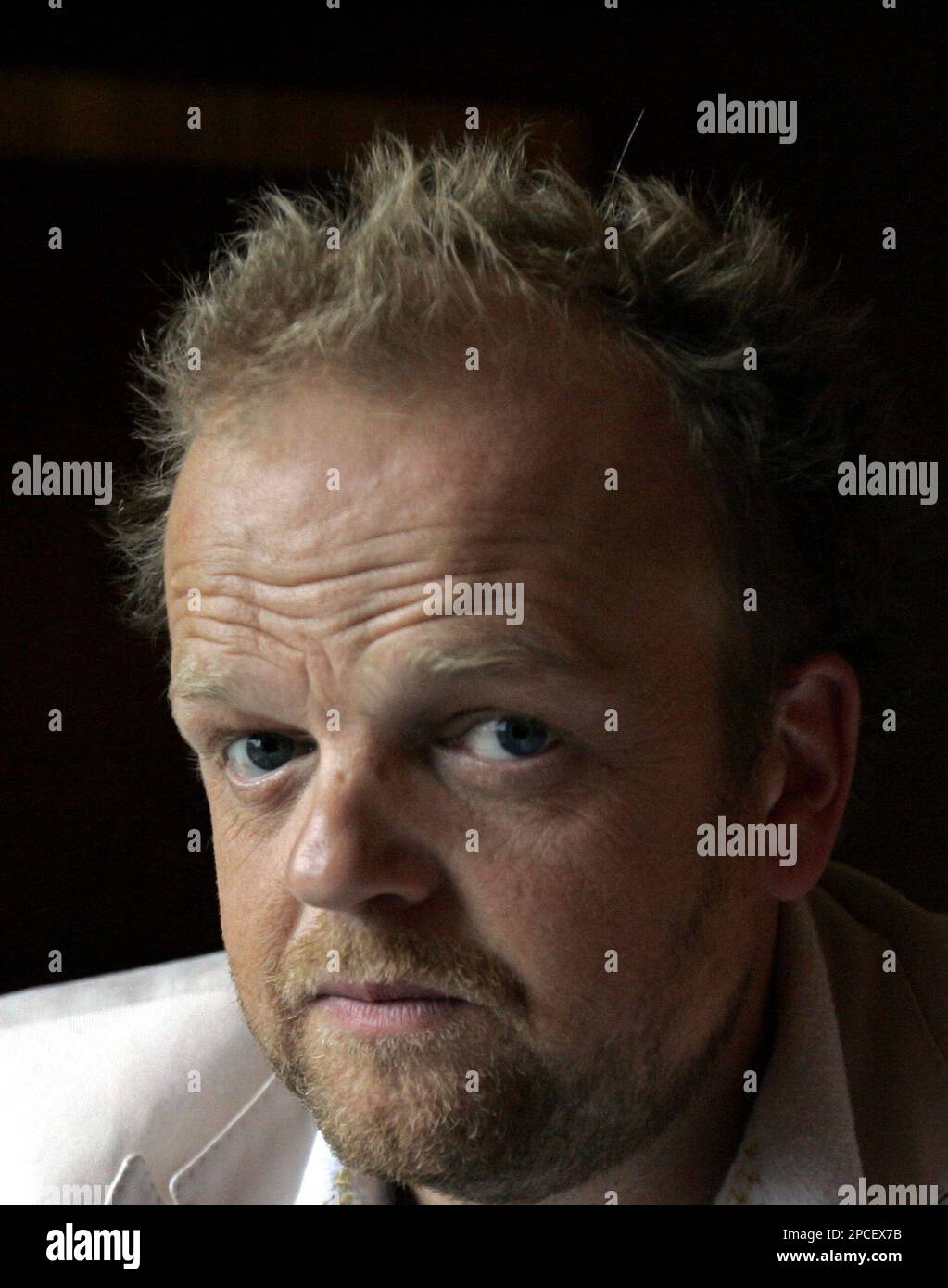 British actor Toby Jones poses in Toronto, Wednesday, Sep. 13, 2006 ...