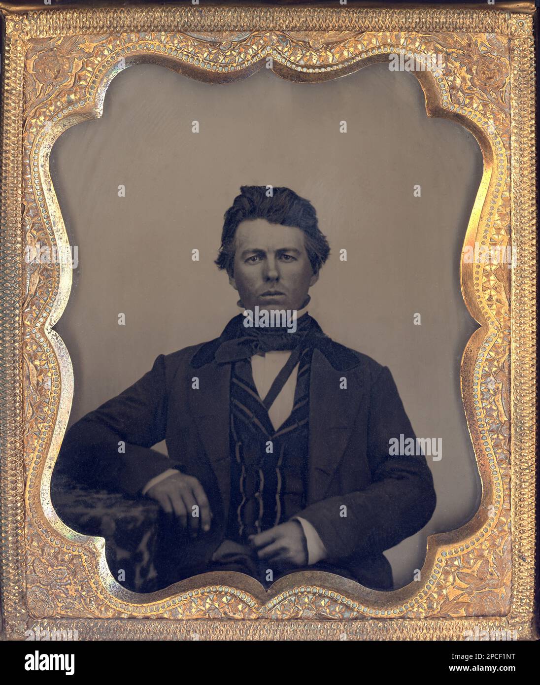 1850 c, ITALY : Ambrotype of a young man , from italian unknown photographer . - foto storiche ...