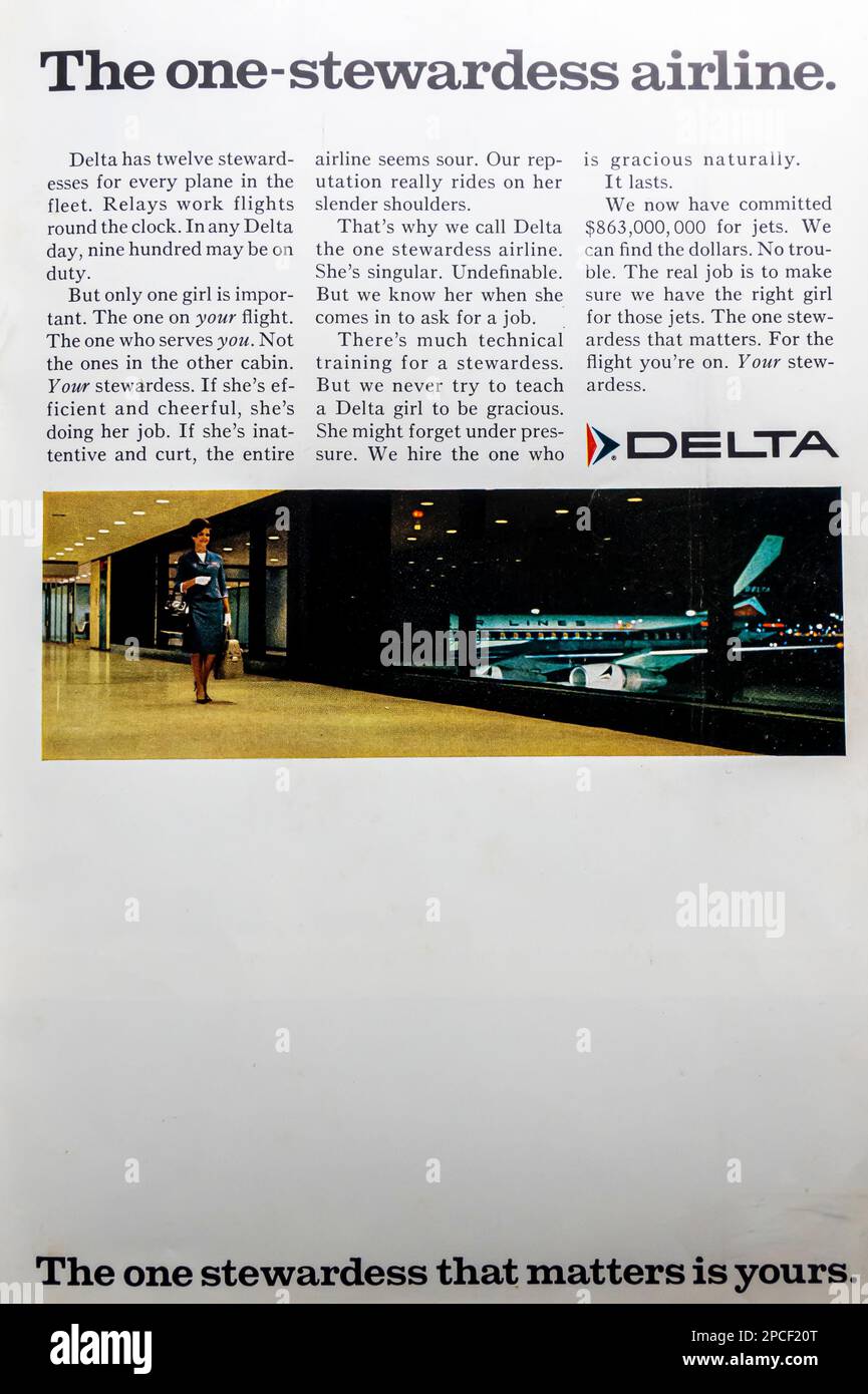 American airlines flight attendant hi-res stock photography and images ...