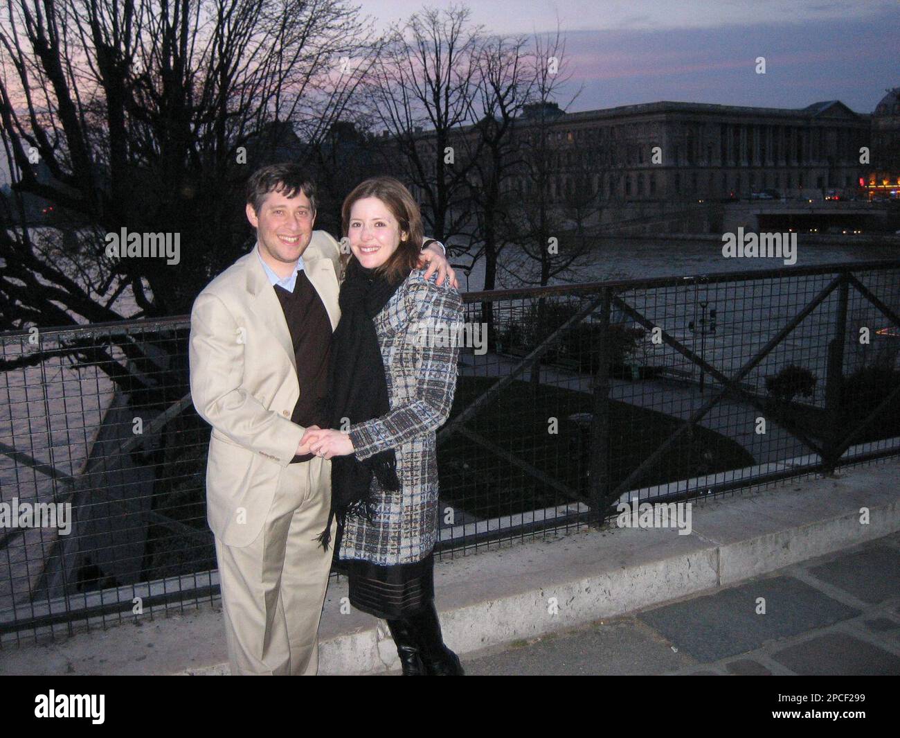 Janet Frankston and Scott Lorin after getting engaged in Paris. (AP ...