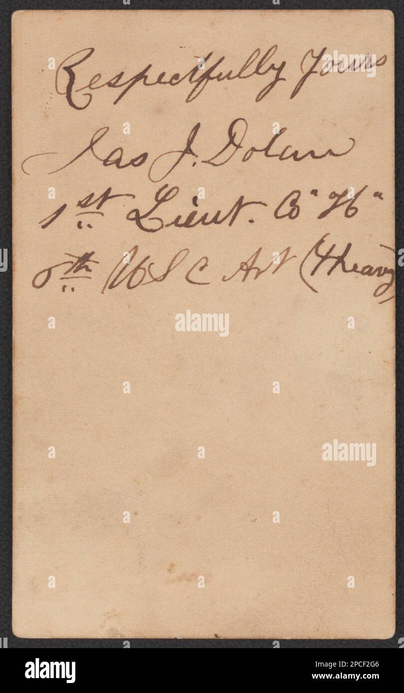 1st Lieutenant James J. Dolan of Co. H, 46th Illinois Infantry Regiment ...