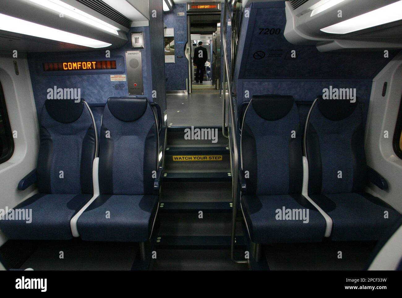 Wider aisles and no middle seats are shown on New Jersey Transit's new ...