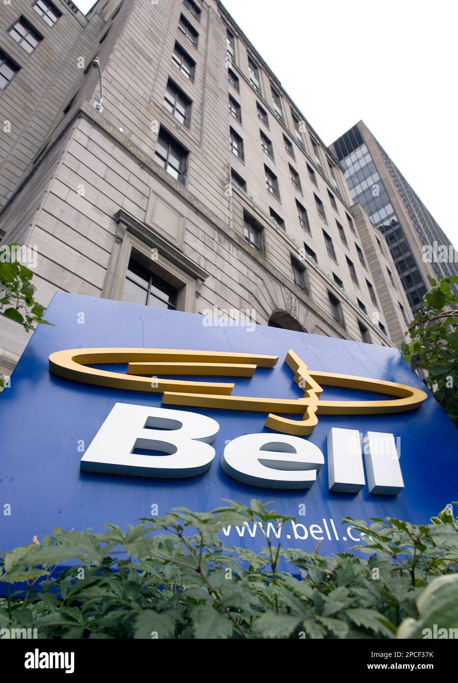 Bell Canada offices are seen in downtown Montreal Wednesday, Oct. 11 ...