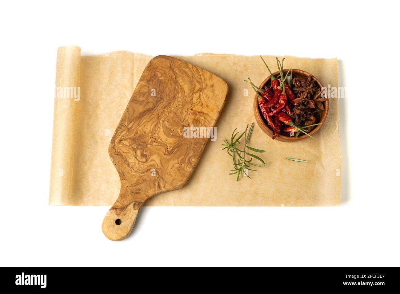 Wood Cutting Board Mockup Isolated, Vintage Chopping Board Background ...