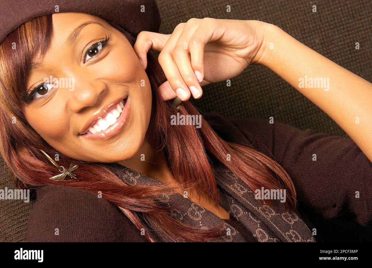 Singer Monica is photographed at J Records in New York, Sept. 28, 2006 ...