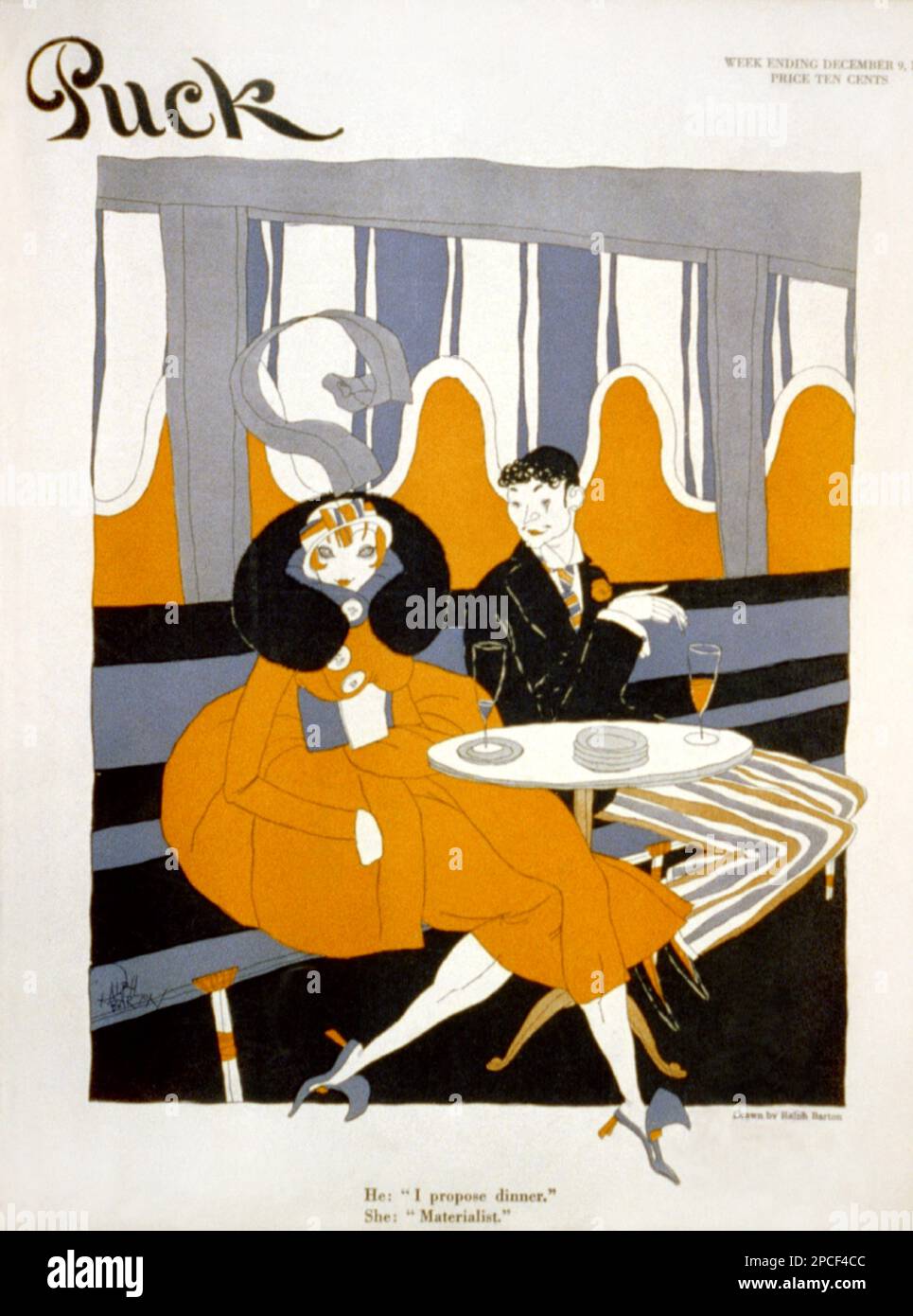 1916 , 9 december, USA : The american magazine PUCK , cover artwork by ...