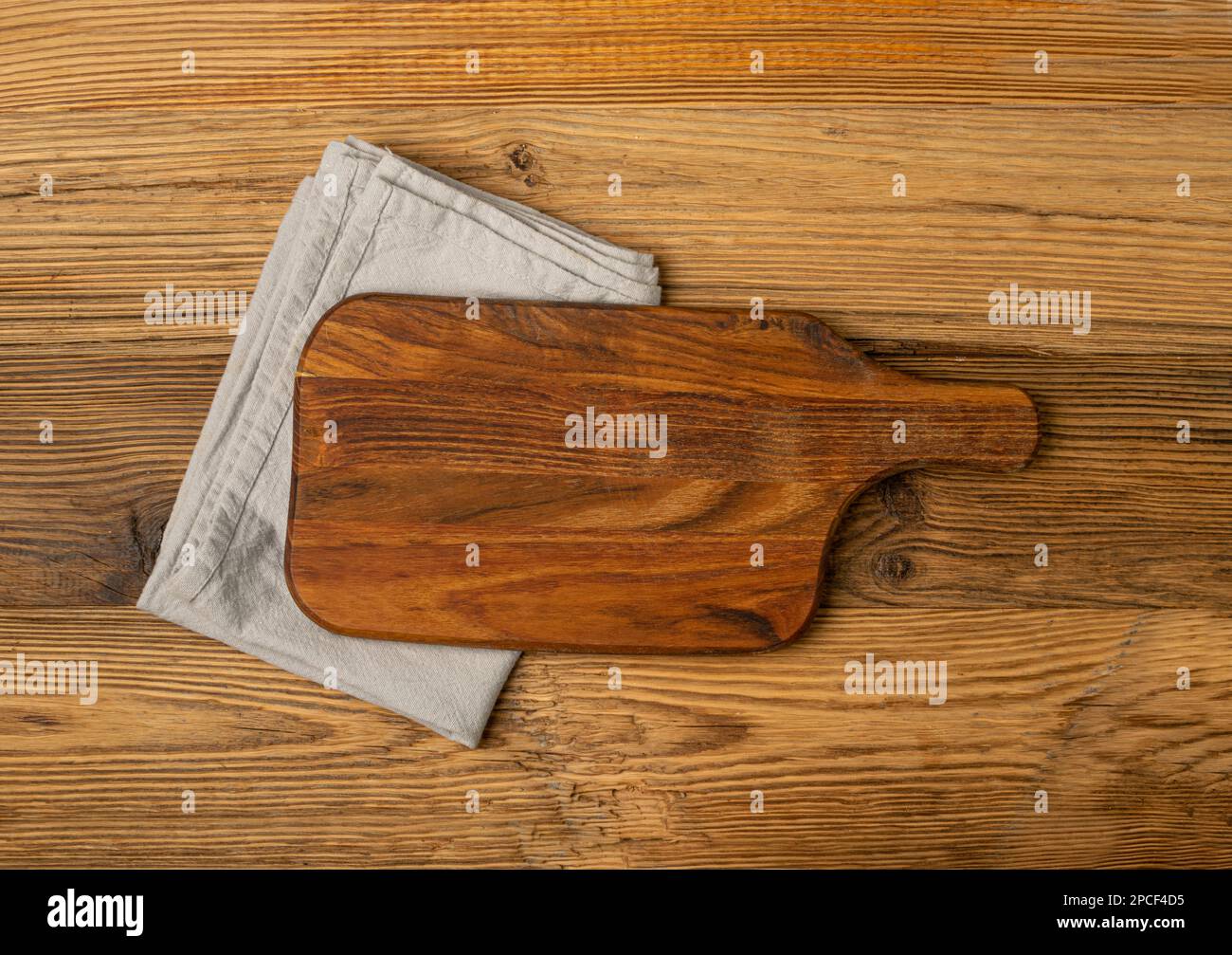 Old Wood Cutting Board Mockup, Vintage Chopping Board Background ...