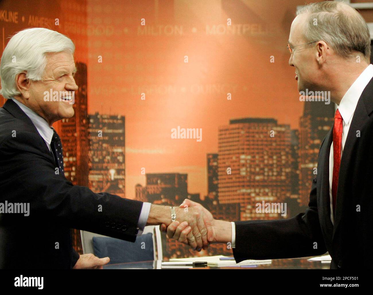 ** EMBARGOED FOR PUBLICATION UNTIL 8:30 P.M. EDT ** U.S. Sen. Edward ...