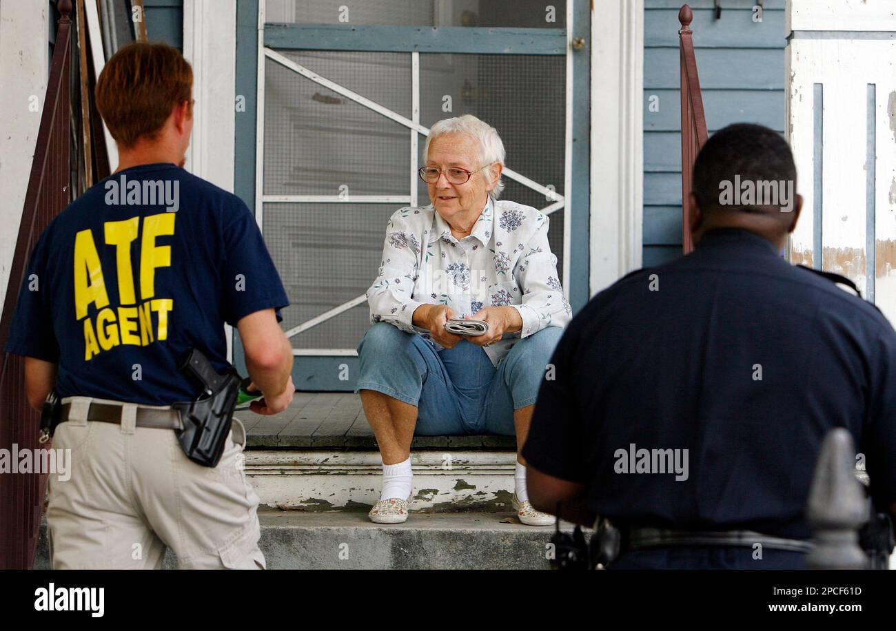 ATF special agent Tom Ross left, and New Orleans Police officer James ...