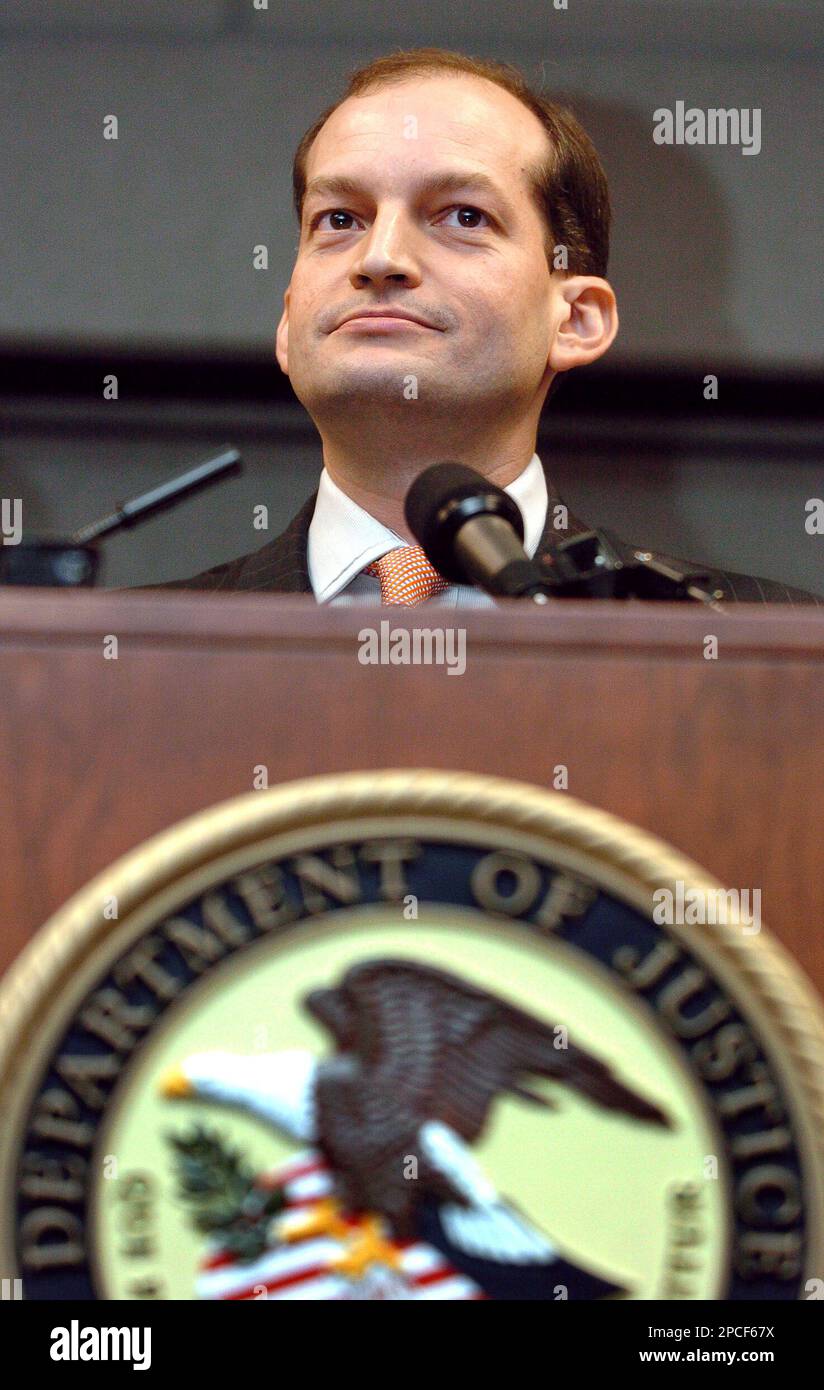 R. Alexander Acosta, United States Attorney for the Southern District ...