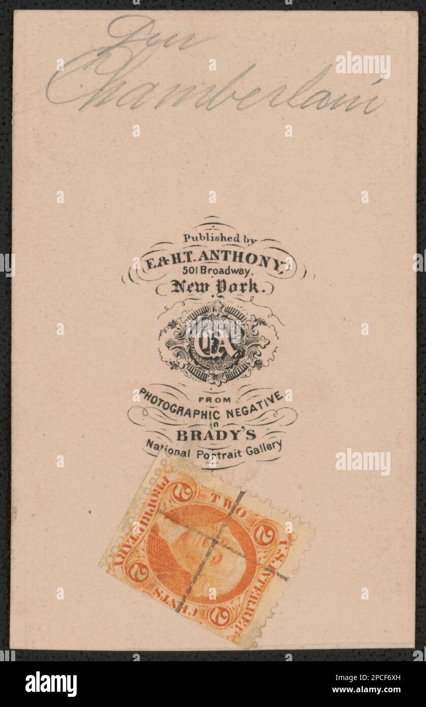 Major General Joshua Chamberlain of 20th Maine Infantry Regiment and ...