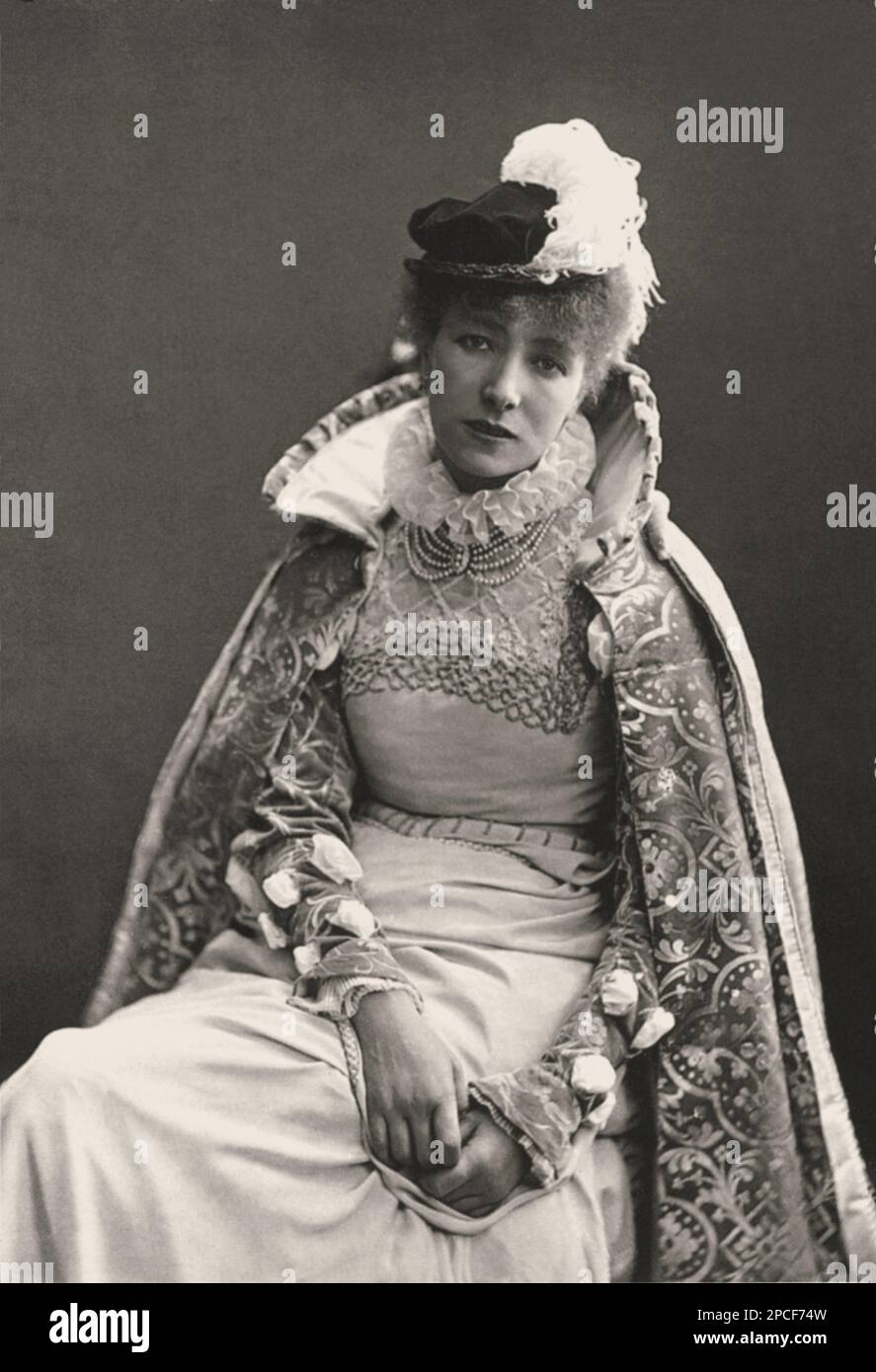 1876 , Paris , FRANCE : The french most celebrated theatre actress ...