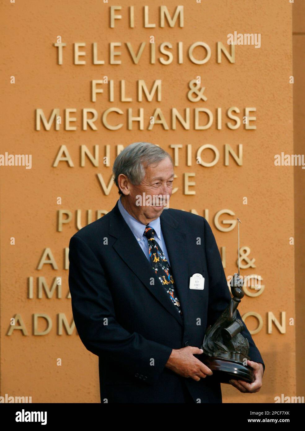 Disney Director Emeritus Roy Disney watches the Disney Legends award ...