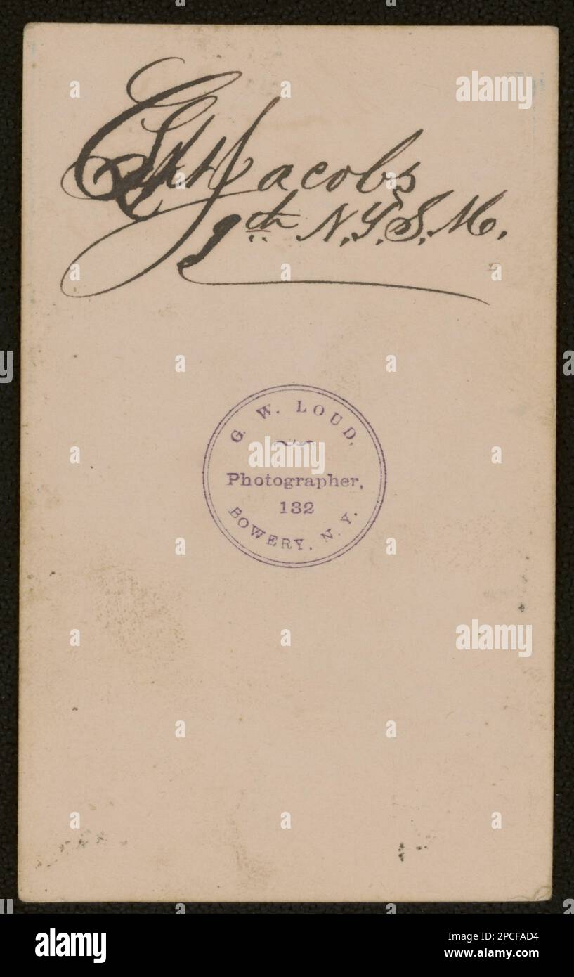 Captain Jacob Jacobs of Co. F, 83rd New York Infantry Regiment in ...