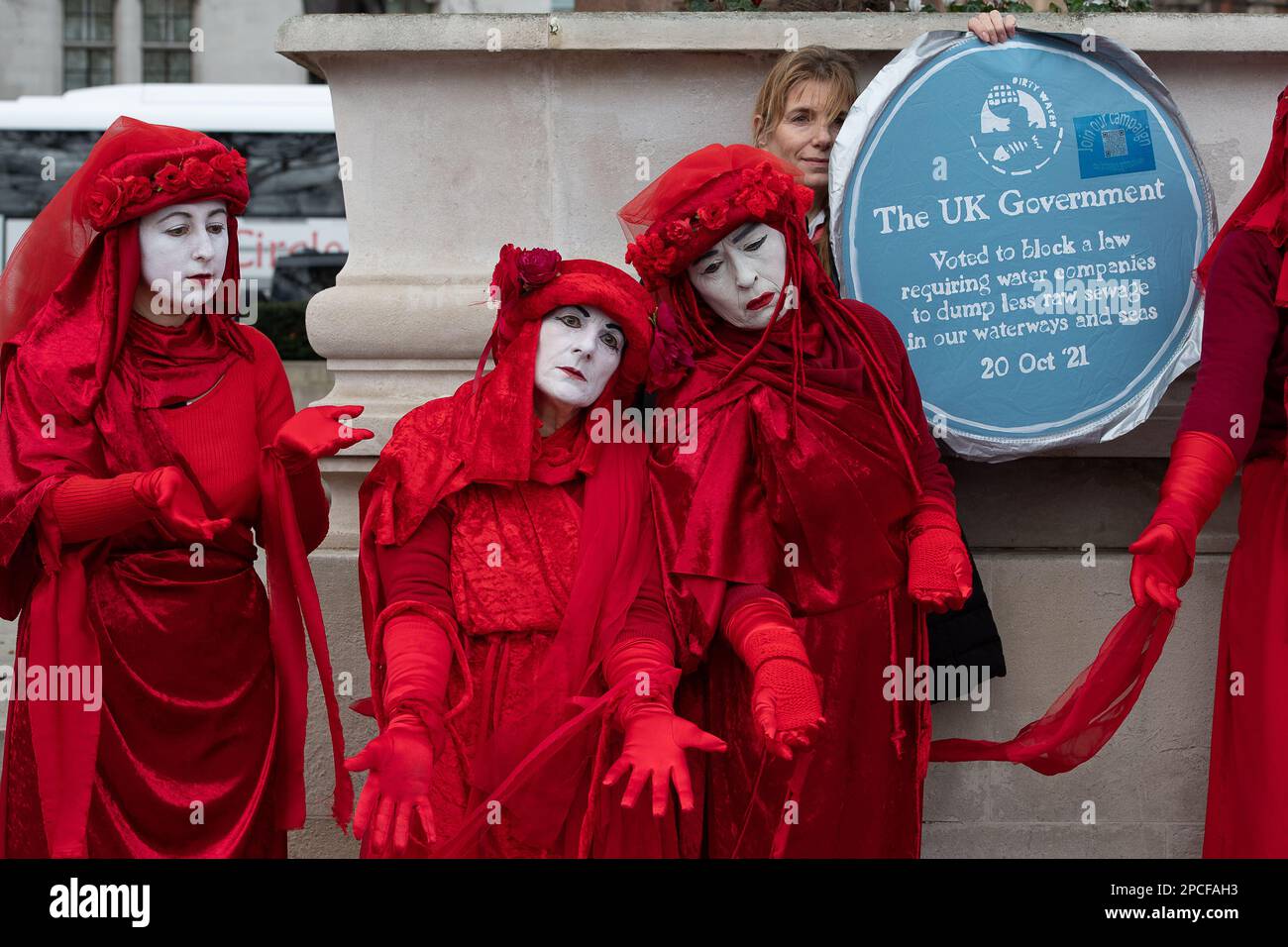 London, UK. 13th March, 2023. The Red Rebels Brigade (pictured) joined ...