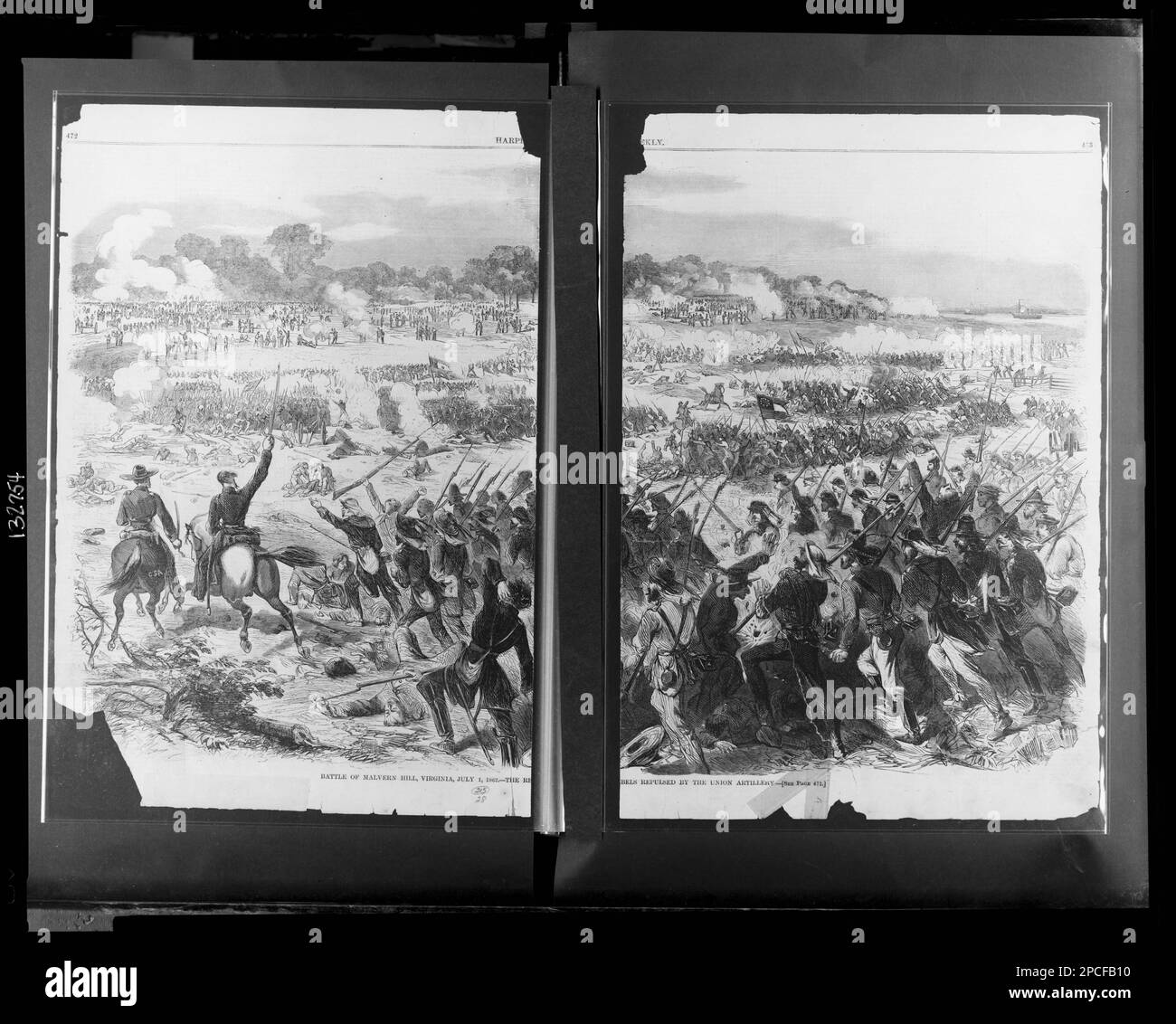Battle of malvern hill Black and White Stock Photos & Images - Alamy