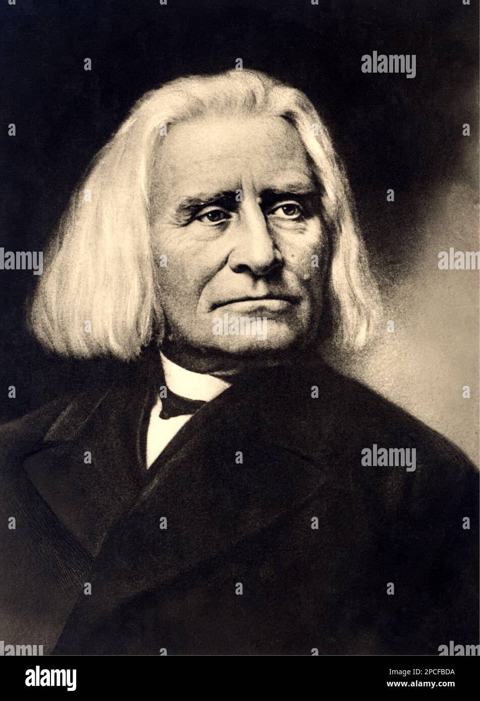 The hungarian music composer, pianist and orchestra conductor FRANZ ...