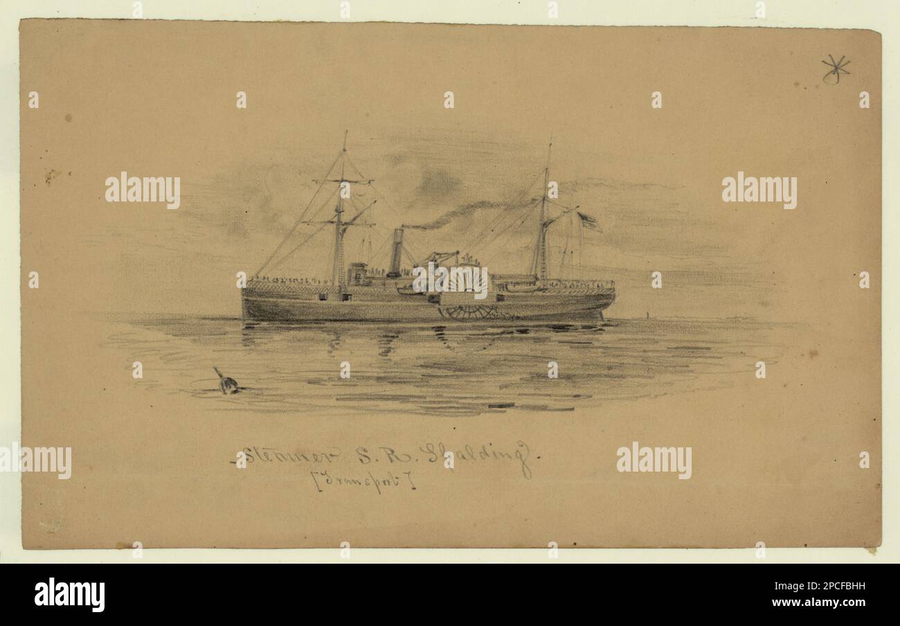 Steamer S. R. Spalding. Transport. Morgan collection of Civil War ...