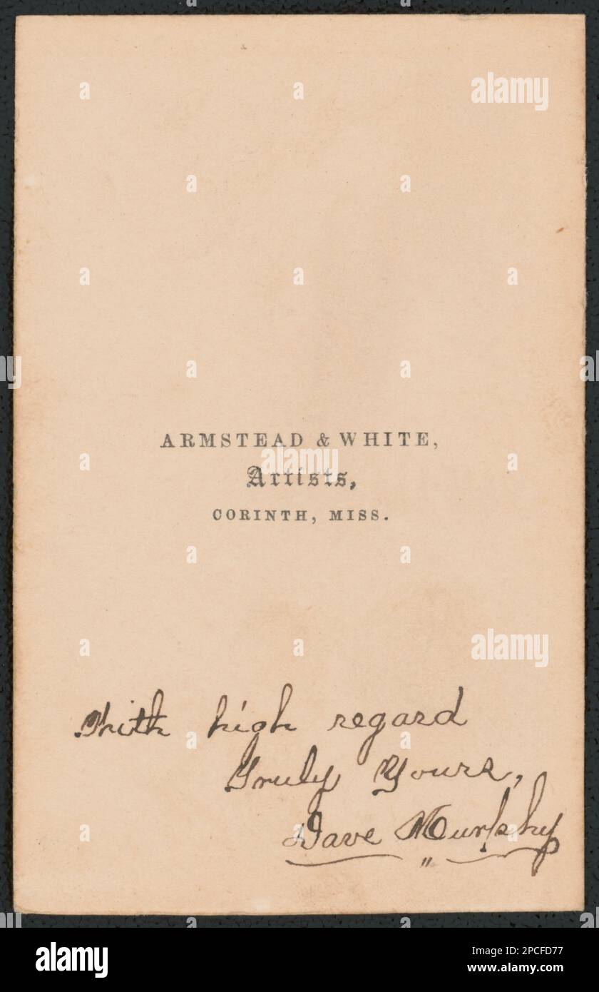 Private David A. Murphy of Co. H, 81st Ohio Infantry Regiment and 184th ...