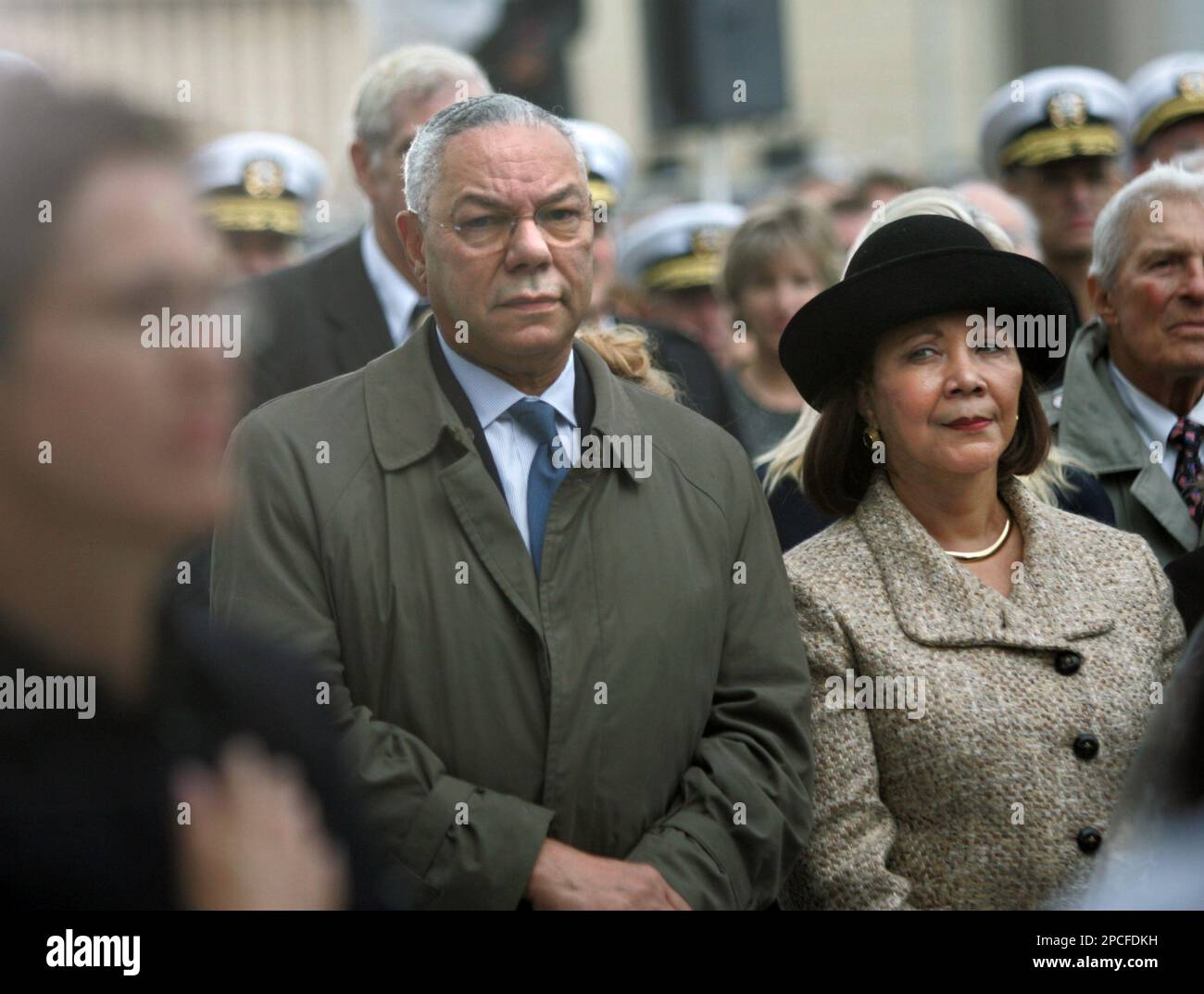 Former Secretary of State, Colin Powell and his wife, Alma, at the ...