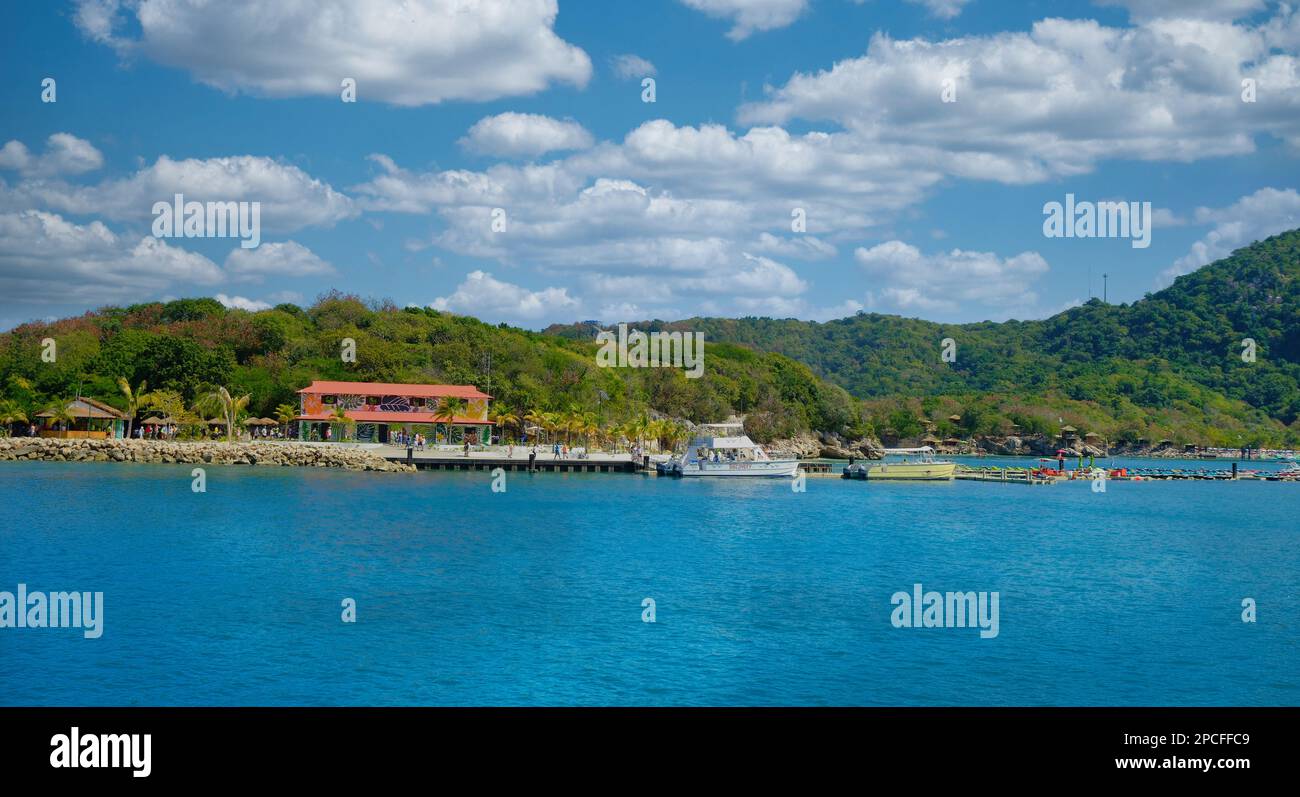 LABADEE, HAITI -January 31, 2023: Labadee is a port located on the ...