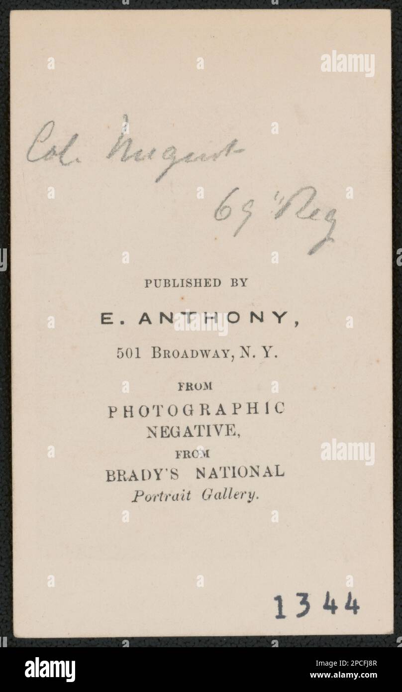 Brigadier General Robert Nugent of 69th New York Infantry Regiment and ...