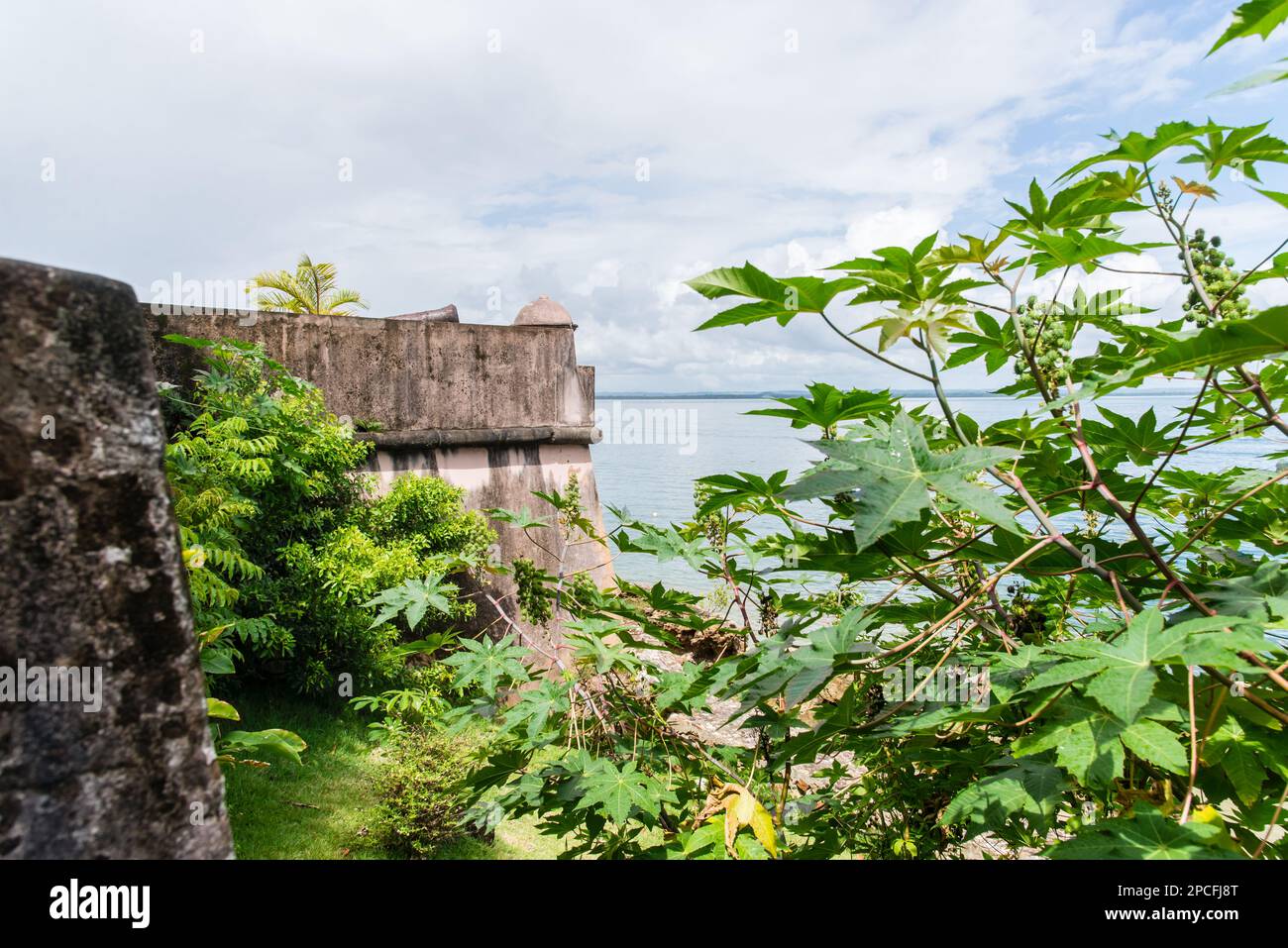 Cairu, Bahia, Brazil - January 19, 2023: Internal fortification of the ...