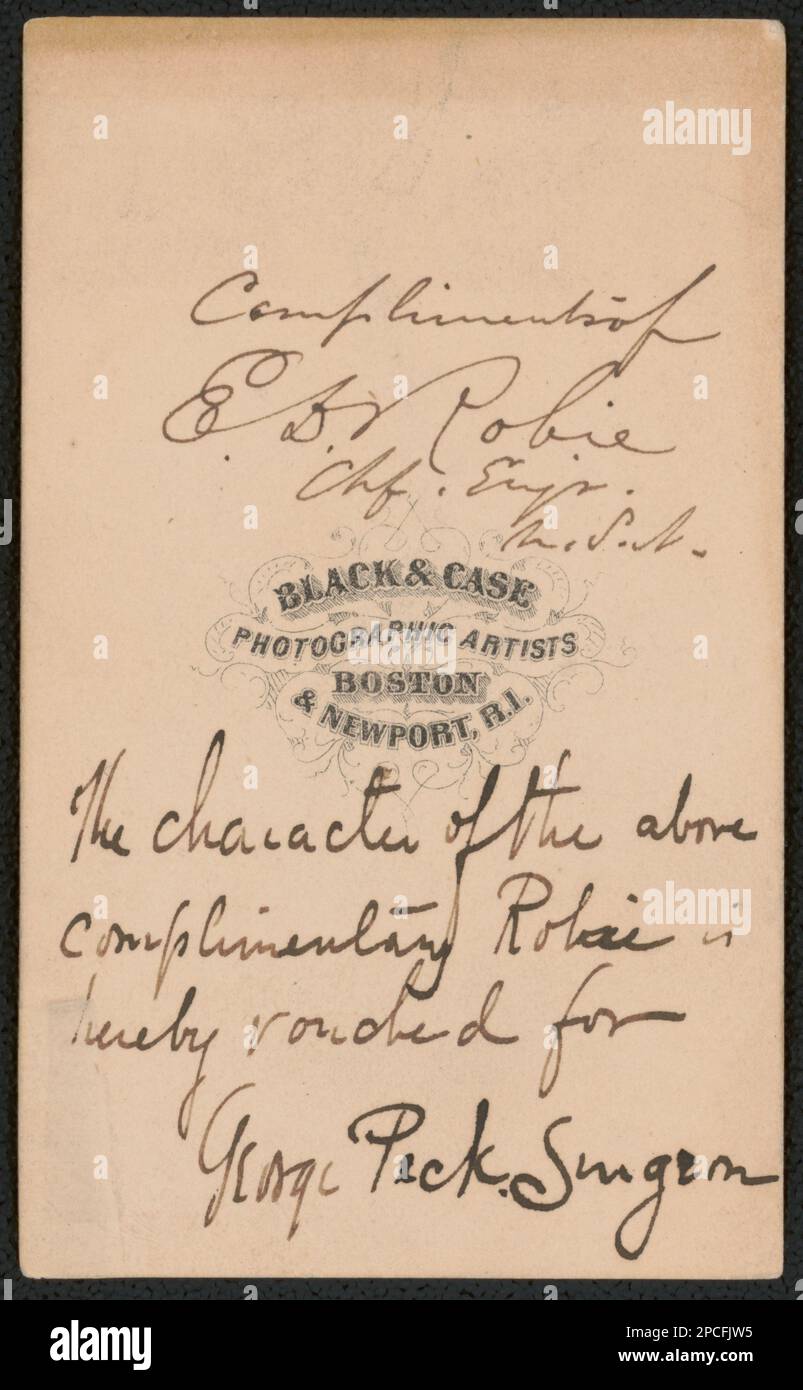 Officers of the U.S. Navy in uniform / Black & Case, photographic ...