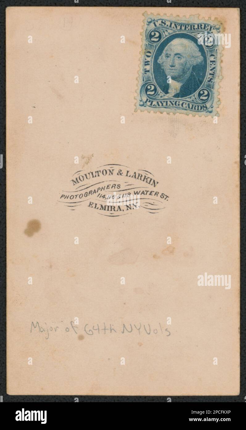 Major Lewis Henry Fassett of Co. G and Co. I, 64th New York Infantry ...
