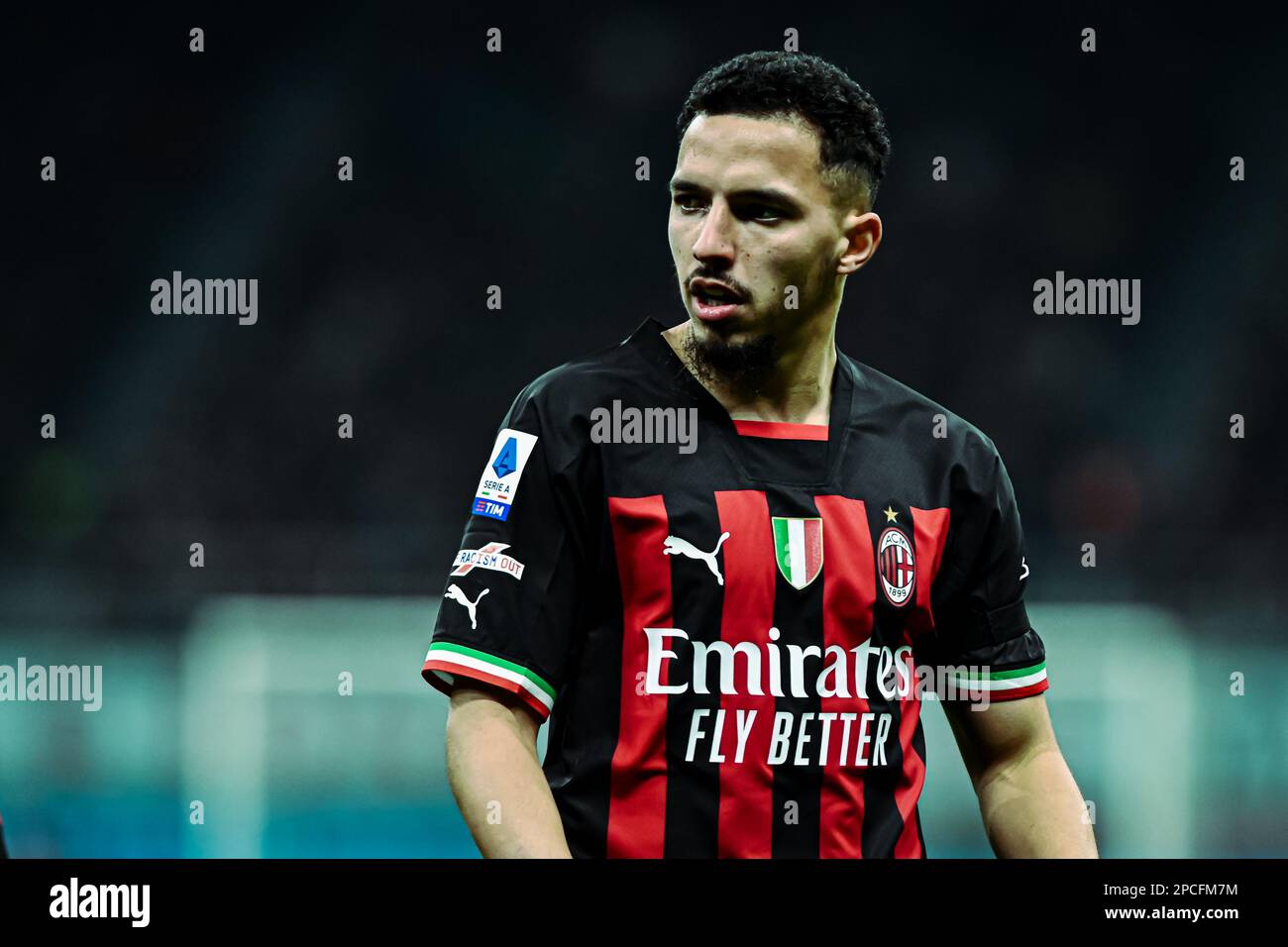Milan, Italy. 13th Mar, 2023. Ismael Bennacer of AC Milan during the ...