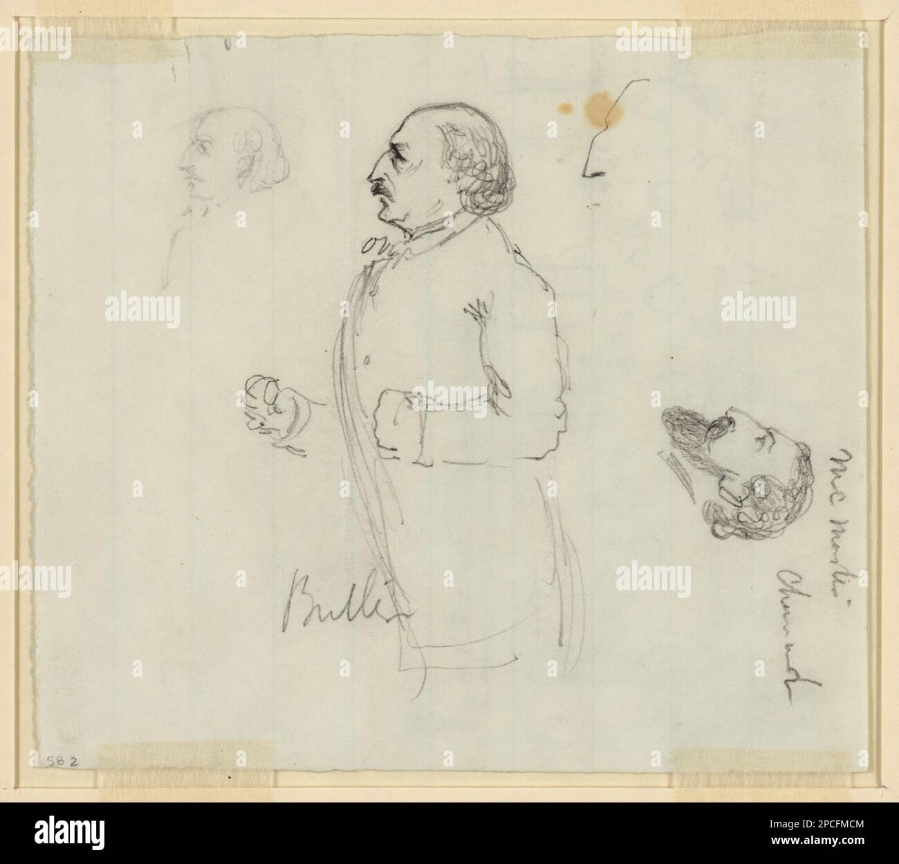 Benjamin Butler. Morgan collection of Civil War drawings. Butler ...