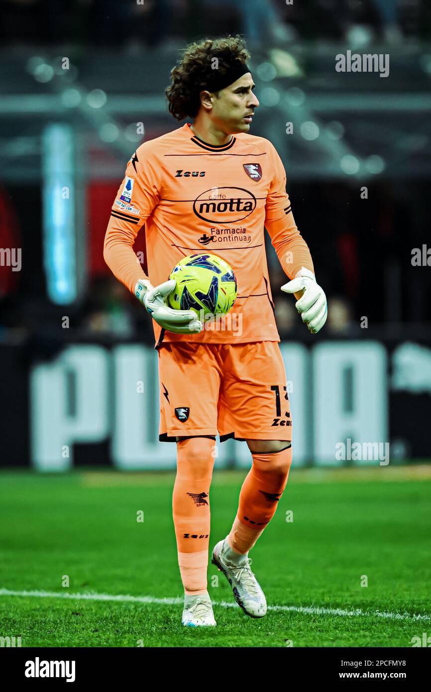 Milan, Italy. 13th Mar, 2023. Guillermo Ochoa of US Salernitana during the Italian Serie A ...